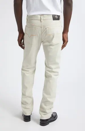 Versace Tapered Leg Jeans - White