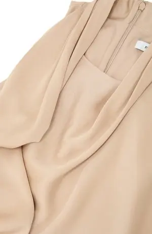 REISS Taylor Crepe Scarf Neck Top