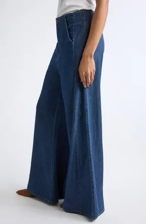 Veronica Beard Digby Wide Leg Jeans - Starry Night