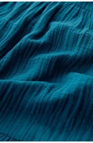 SEASALT CORNWALL Pebble Comb Organic Cotton Double Gauze Dress - Waterscape