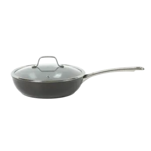 SUR LA TABLE KITCHEN ESSENTIALS Titanium Ceramic Nonstick Forged Aluminum Cookware Pots & Pans Set With Tempered Glass Lids