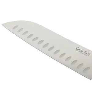 SUR LA TABLE KITCHEN ESSENTIALS 14-piece German Steel Forged Knife Block Set With Beechwood Block - Blue