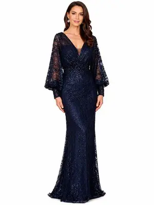 Lara New York Frill Evening Dresses
