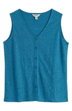SEASALT CORNWALL Carn Glaze Linen Vest