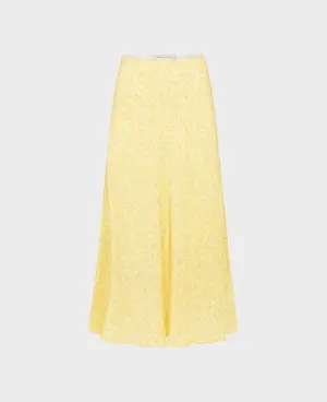 REALLY WILD CLOTHING Hutton Silk Midi Slip Skirt