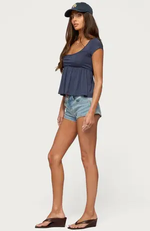 EDIKTED Kingsley Babydoll Top