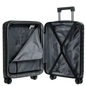 Bric'S Nausicaa 2 Piece Set 21" Carry On Spinner & 30" Checked Spinner - Black