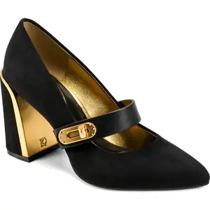 Donna Karan New York Rosey Mary Jane Pointed Toe Pump - Black