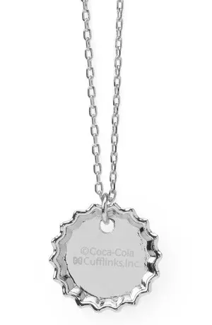 CUFFLINKS, INC. Coca Cola Cap Pendant Necklace