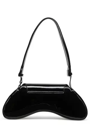 DIESEL® Play Faux Leather Shoulder Bag - Black
