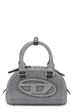 DIESEL® 1dr Dome Crossbody Bag - Gunmetal