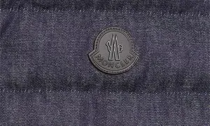 Moncler Liorane Denim Down Puffer Vest