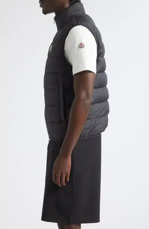 Moncler Contrin Down Puffer Vest - Black