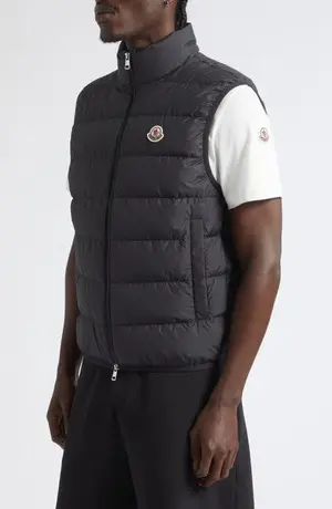 Moncler Contrin Down Puffer Vest - Black