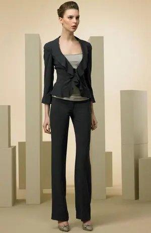 Emporio Armani Heathered Stretch Wool Jacket