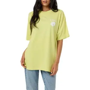 O'Neill Heritage Daisy Graphic Oversized T-shirt - Celery