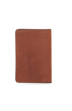 KORCHMAR Earhart Leather Passport Case - Espresso
