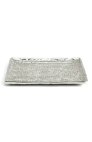 Michael Aram Hammered Matzah Plate - Silver