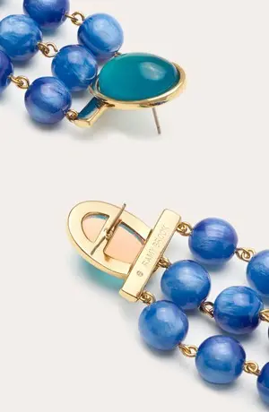 Ramy Brook Elisa Agate Chandelier Earrings - Blue Multi