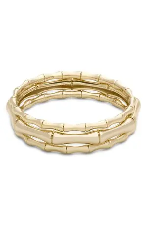 Ramy Brook Chiara Set Of 3 Bangles - Gold