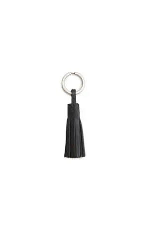 KORCHMAR Fuller Leather Tassel Key Chain - Black