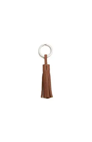 KORCHMAR Fuller Leather Tassel Key Chain - Espresso