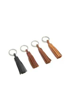 KORCHMAR Fuller Leather Tassel Key Chain