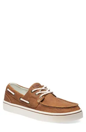 Sanuk Leather Moc Toe Boat Shoe - Doe