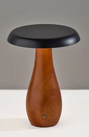 ADESSO Naya Cordless Led Table Lamp - Walnut