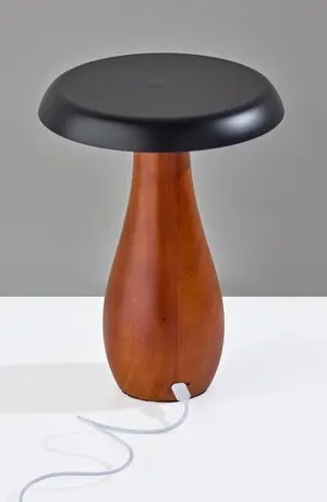 ADESSO Naya Cordless Led Table Lamp - Walnut