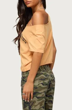 EDIKTED Netherlands Off The Shoulder T-shirt