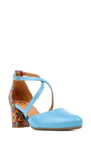 EMBASSY LONDON Dannii Ankle Strap Pump - Blue