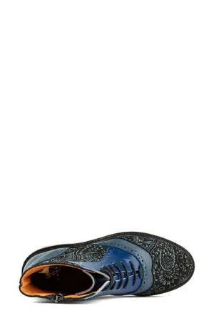 EMBASSY LONDON Brick Lane Water Resistant Ankle Boot - Blue