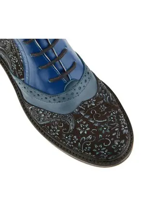 EMBASSY LONDON Brick Lane Water Resistant Ankle Boot - Blue