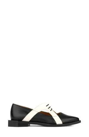 EMBASSY LONDON Harlowe Pointed Toe Flat - Black