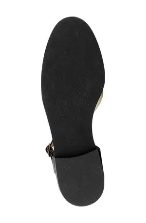 EMBASSY LONDON Gigot Ankle Strap Flat - Black