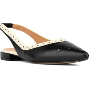 EMBASSY LONDON Holly Pointed Toe Slingback Flat