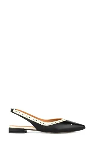 EMBASSY LONDON Holly Pointed Toe Slingback Flat