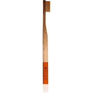 OLAS WELLNESS Natural Toothbrush - Red