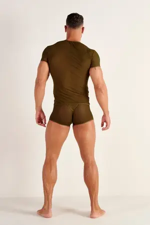 HOM Personal Allure Crew Neck T-shirt - Olive