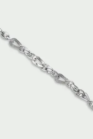 TUTTI Wave Chain Bracelet - Silver