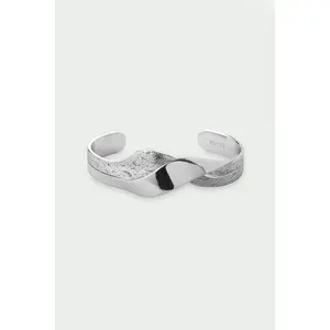 TUTTI Wave Bangle - Silver