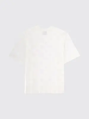 Casablanca Monogram Print Organic Cotton Crewneck T-shirt - White