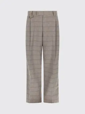 Drole De Monsieur Tailored Plaid Trousers