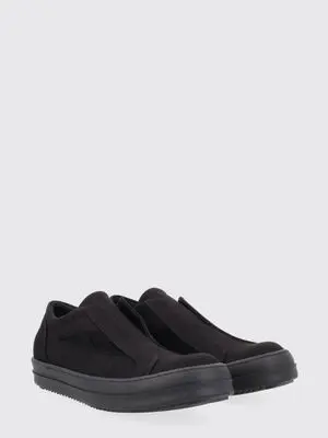 Rick Owens Cotton Twill Slip-on Sneakers