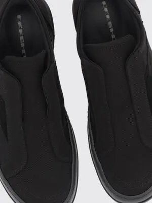 Rick Owens Cotton Twill Slip-on Sneakers