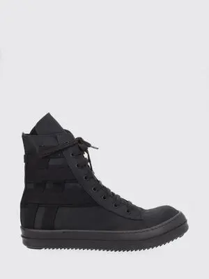 Rick Owens Polyamide Canvas High-top Lace-up Sneakers - Black