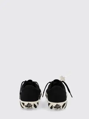 Off-White Vulcanized Low-top Canvas Sneakers With Contrast Arrow Logo