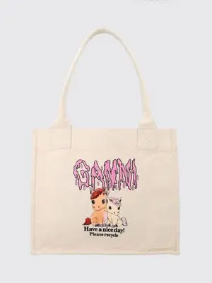 GANNI Crossbody Bag - White