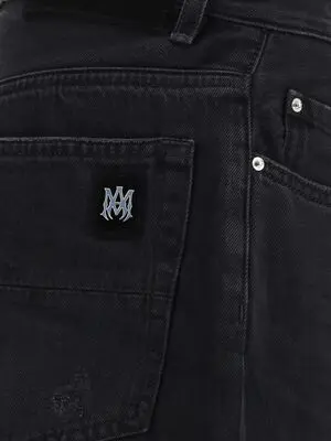 Amiri Wide-leg Cotton Denim Jeans With Five-pocket Design